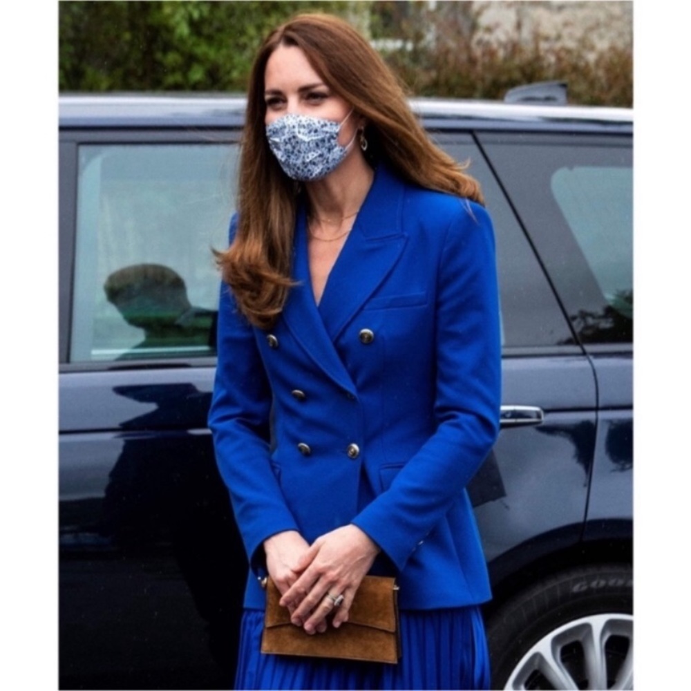 Zara Aso Kate Middleton Double Breasted Blazer Jacket… - Gem